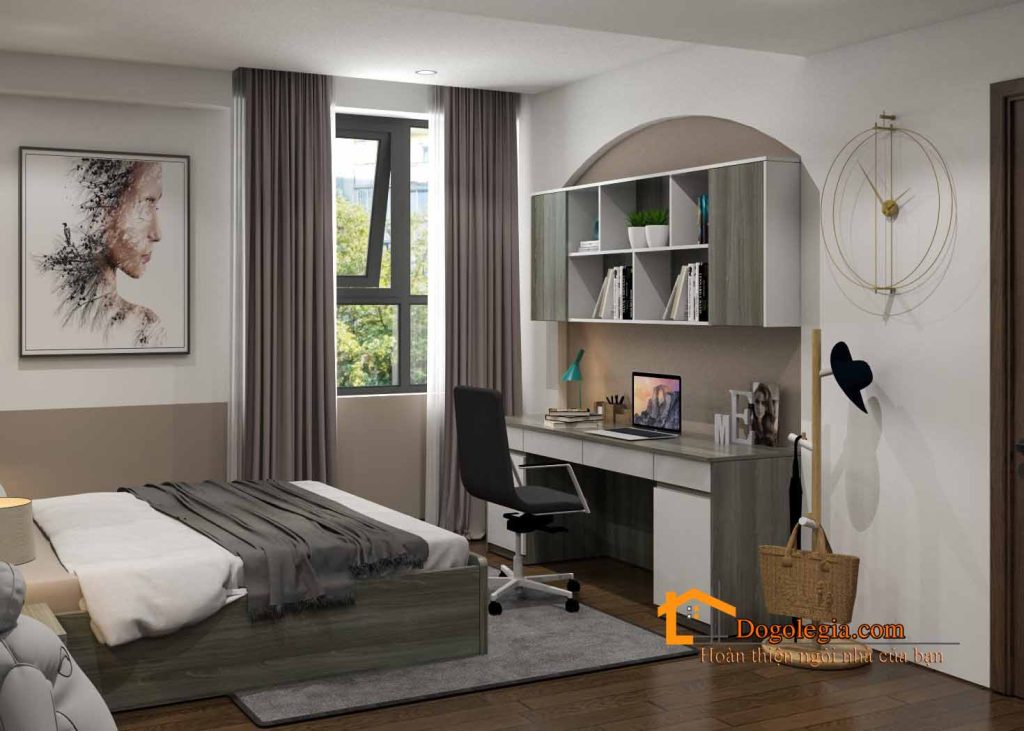 Thiết kế nội thất chung cư đẹp 180m ấn tượng cho anh Hải, Lê Văn Lương