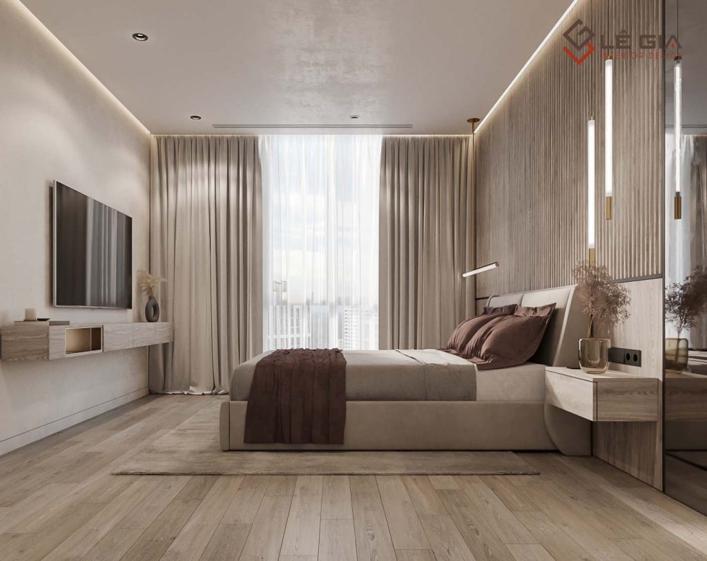 Giường Ngủ Bọc Nỉ Cao Cấp LG-GN426: Sang Trọng và Hiện Đại